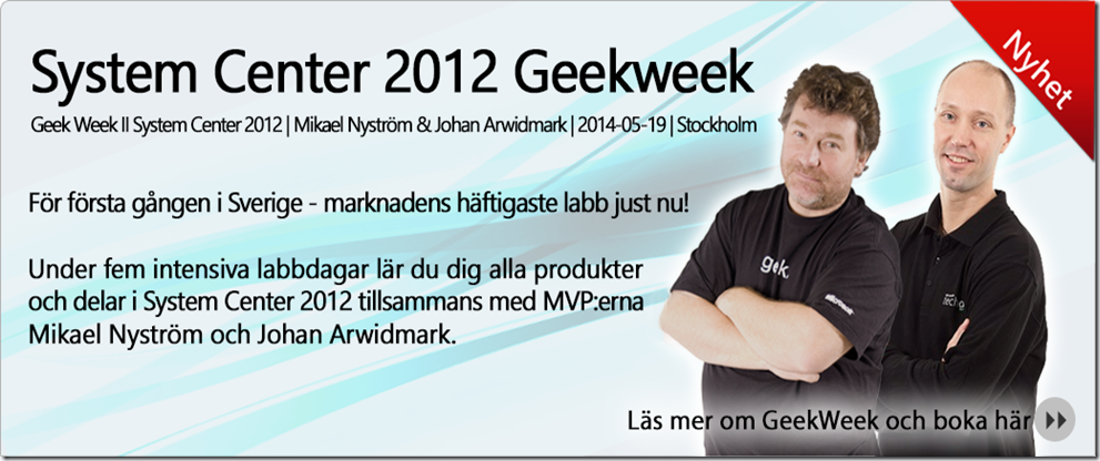 Training–Geek Week in Sweden – The Deployment Bunny