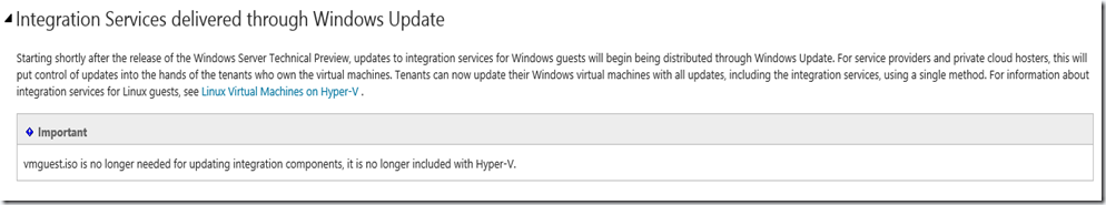 Nice to Know about vNext – Windows Update will take care of Integration ...