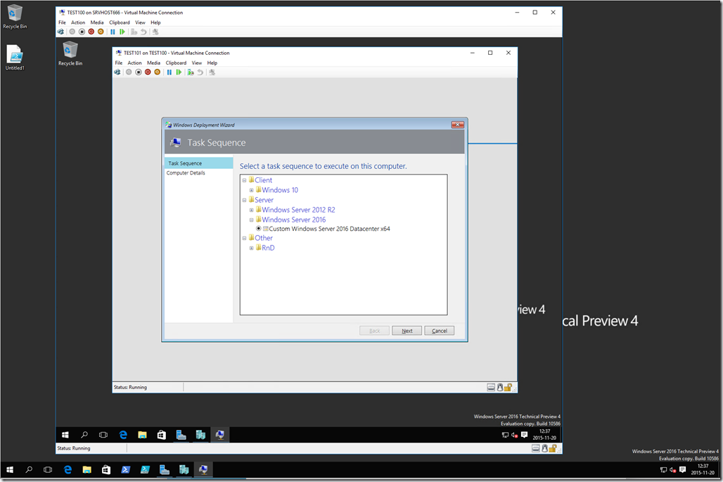 Working In A Datacenter Nested Hyper V Or Running Hyper V In Hyper V The Deployment Bunny