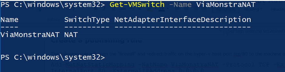 Windows Server 2016 – Create a NAT network using the Hyper-V switch ...