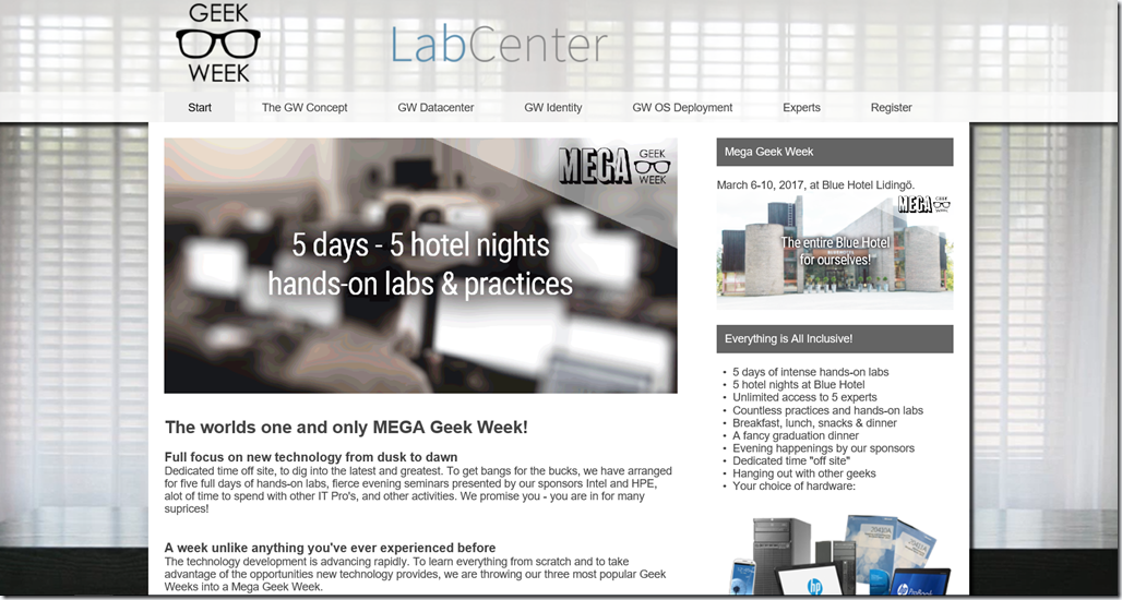 Event – Mega Geek Week! 5 Days packed with hands-on labs and the ...