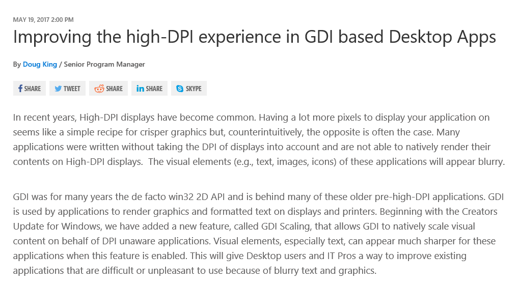 Nice to Know – Fix High DPI resolution issues in Windows 10 – The ...