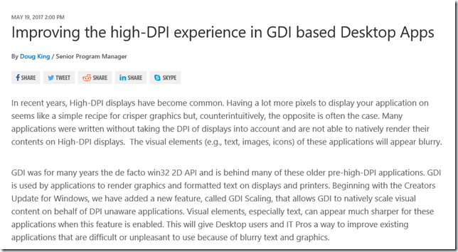 Nice to Know – Fix High DPI resolution issues in Windows 10 – The ...